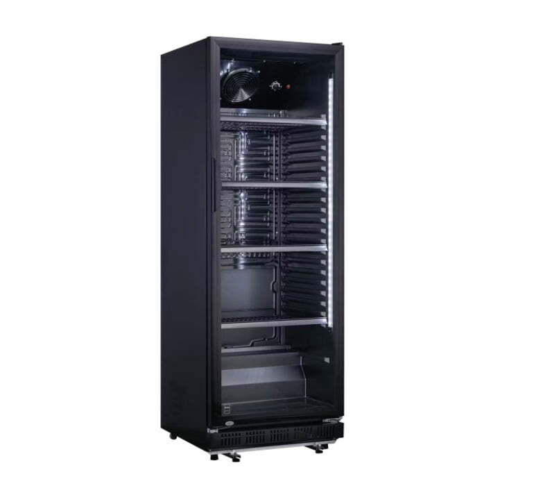 Glass Door Drinks Fridge Rental Berlin – Large Beverage Cooler Hire 347L